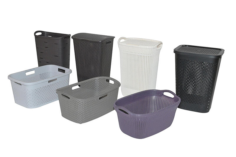 Laundry Basket Mold｜Large-Capacity Woven Basket with Lid & Handle｜Nanfong